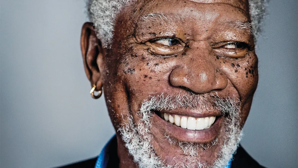 Morgan Freeman’s Smile Journey with Veneers and Subtle Restoration